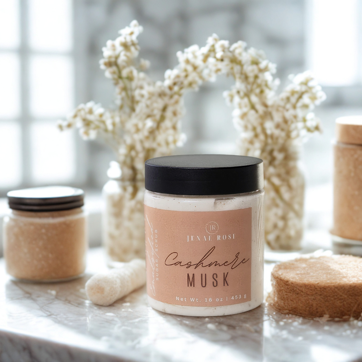 Cashmere Musk Emulsified Sugar Scrub (16 oz) – JENAE ROSE